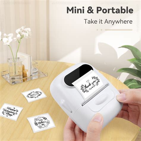Marklife P50 Mini Label Printer Self Adhesive Label Machine Portable