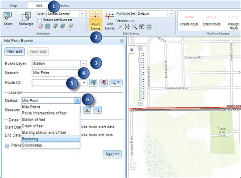 Adding Point Events By Station Measures—event Editor For Roads And