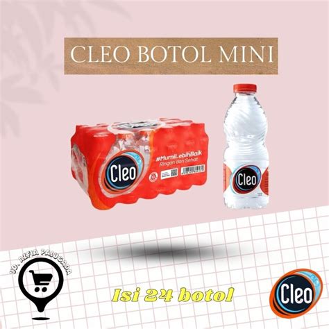 Jual Cleo Botol Mini Cleo Botol Kecil Isi 24 Instant Sameday Saja Shopee Indonesia