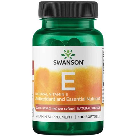 Vitamina E 100 Cápsulas Blandas Puro Estado Fisico