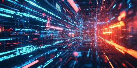 a futuristic ai driven edge computing system featuring glowing