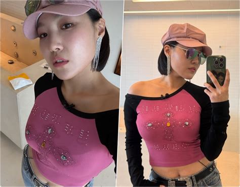 이은지 시스루 크롭톱에 은근히 비치는 속옷아찔한 글래머 자태 픽콘