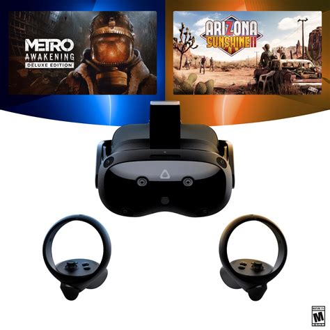 htc vive focus vision — mixed reality and pc vr headset controllers
