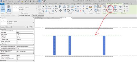 Solved Can Not Adjust Height Of Structural Columns Autodesk Community