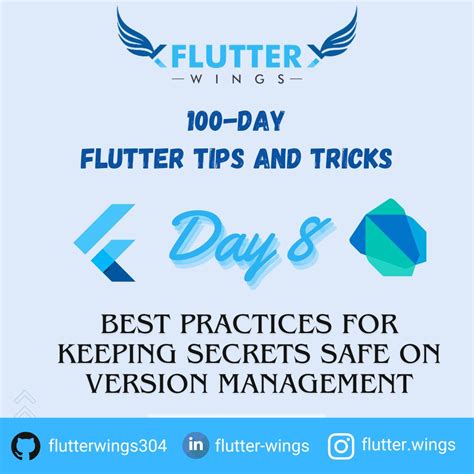 Security Devtips Flutterdotenv Fluttercommunity Flutter Wings