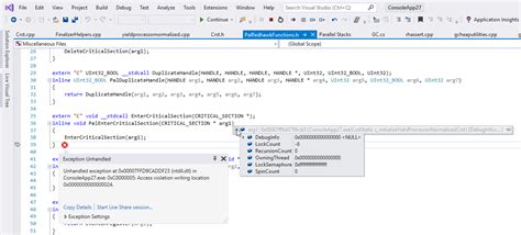 Accessviolation In Initializeyieldprocessornormalized · Issue 7572