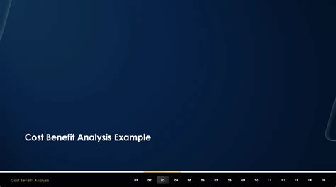 Cost Benefit Analysis Presentation Template