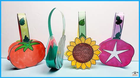 여름가방도안나눔summer여름미술가방만들기여름만들기해바라기가방수박가방나팔꽃가방토마토가방어르신미술집콕만들기﻿crafts For Summer Youtube