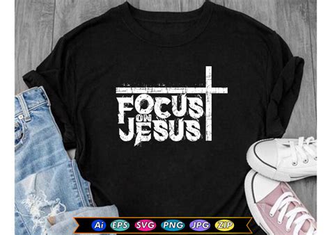 Focus On Jesus Graphic By Creativedesigner5530 · Creative Fabrica