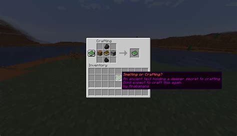 Craft Smelting Minecraft Data Pack