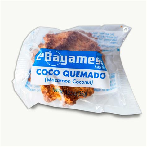 La Bayamesa Coconut Macaroon Coco Quemado Cookies 1 25oz Noble Crunch