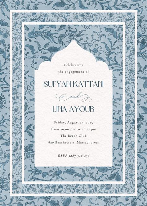 Scrolling Script Printable Party Invitation Free Greetings Island Scrolling Script Printable Party Invitation Free Greetings Island