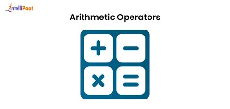 c arithmetic operators intellipaat