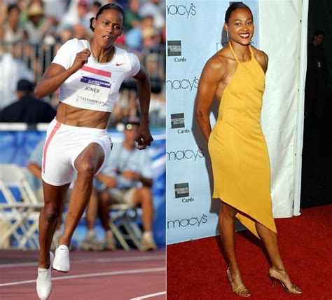 marion jones s feet