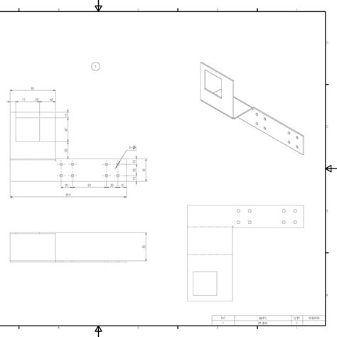 레이저 절단 및 절곡도 제품 도면·스케치 포트폴리오 크몽