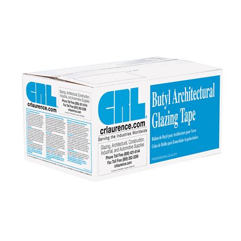 Crl Black 1 16 X 1 2 Butyl Architectural Glazing Tape