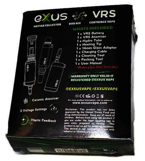 Exus Vrs 3 In 1 Concentratevape