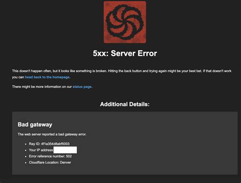 5xx Server Error · Issue 1867 · Codewars · Github