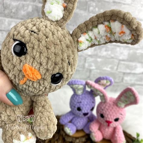 Lil Bitty Bunny Crochet Pattern How To Make Darling Maple Designs