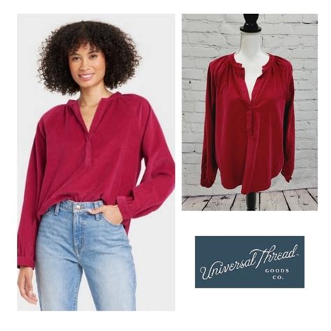 Universal Thread Tops Universal Thread Womens Long Sleeve Blouse