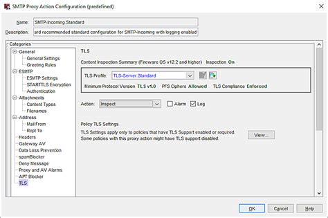 SMTP Proxy TLS