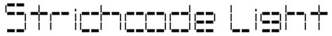 Font Spy Strichcode Font