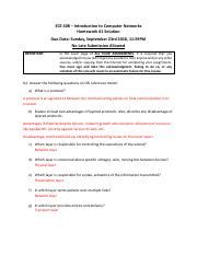 ECE HW Solution Pdf ECE Introduction To Computer Networks Homework Solution Due
