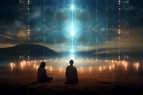Premium Ai Image Quantum Teleportation And Communication Future Vision