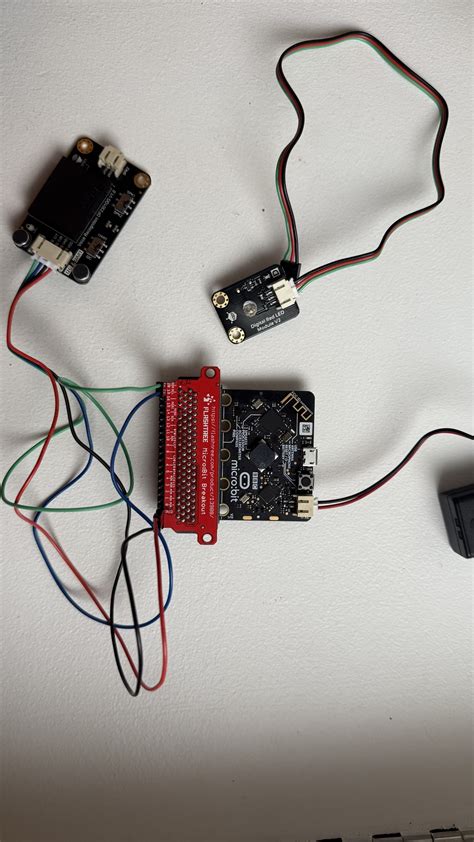Connecting The Microbit To The Expansion Board And Led Light Microbit Microsoft Makecode