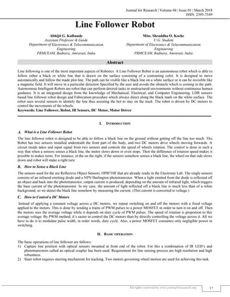 Line Follower Robot Pptx