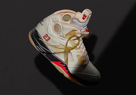 Off White Air Jordan 5 Sail Virgil Apparel Collection Release Info