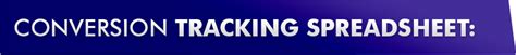 Conversion Tracking Spreadsheet Lisa Sasevich