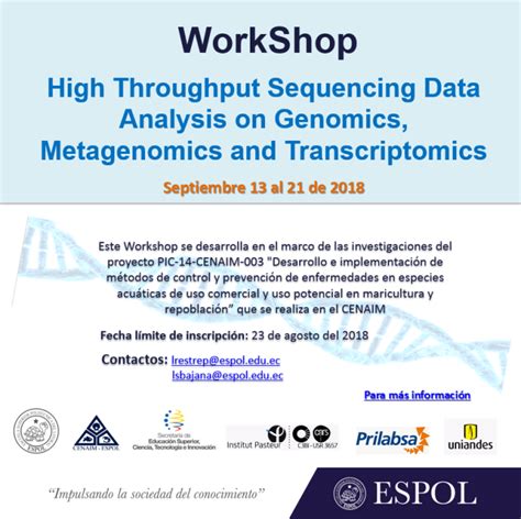 Workshop High Throughput Sequencing Data Analysis On Genomics