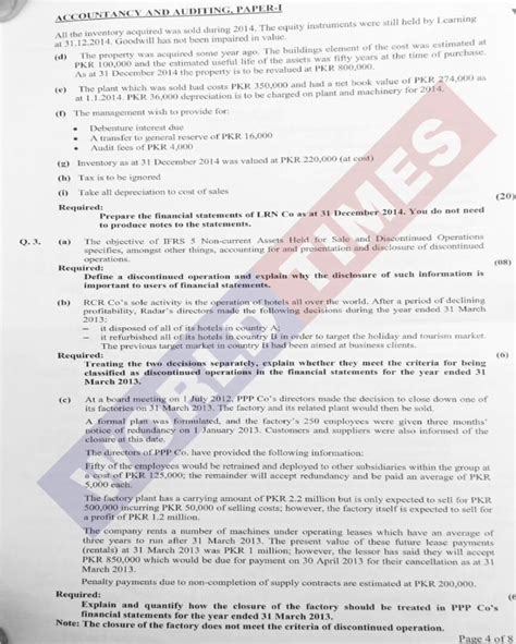 Css Accounting And Auditing Paper I 2024 Legalversity