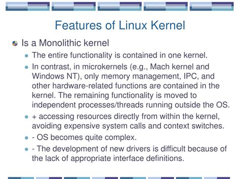 PPT CS Lecture An Overview Of Linux Kernel Structure PowerPoint Presentation ID