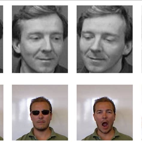 Sample Images From Both Datasets A Atandt Face Dataset B Eurecom Kinect Download Scientific