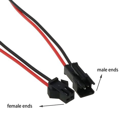 2pin M F Sm Cable Wire Plug Connectors 22awg Flux Electronix