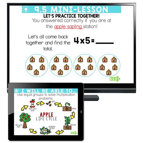 Lucky To Learn Math Lesson 95 Equal Groups Teaching Slides Lucky Little Learners