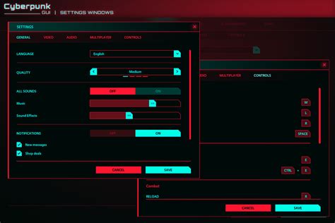 Cyberpunk Gui Ui Kit Over 1300 Png Editable Sources