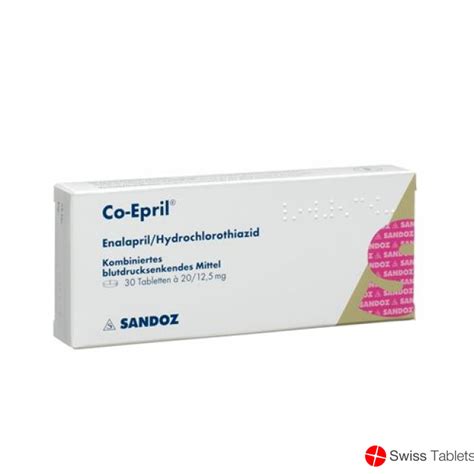 Buy Online Co Epril Tabletten 20 12 5mg 100 Stück At Swiss Tablets