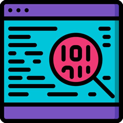 Binary Code Basic Miscellany Lineal Color Icon