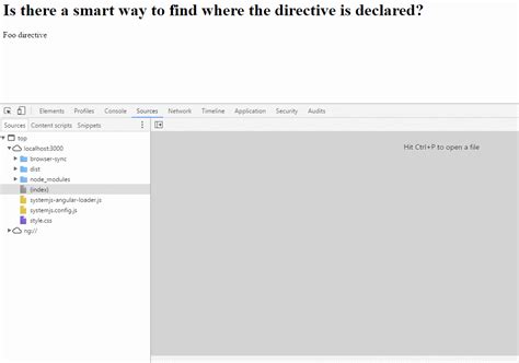Javascript Is There A Smart Way To Find Where The Directive Is Declared Stack Overflow