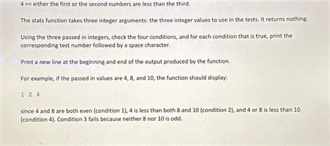 Solved For This Daily Write A Function Named Stats That