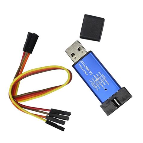 St Link V2 Stm8stm32 Emulator Programmer Stlink Downloader Wire Burner Debugger St Link V2