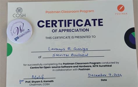 lavanya r ganiga on linkedin postmanacademy apifundamentals