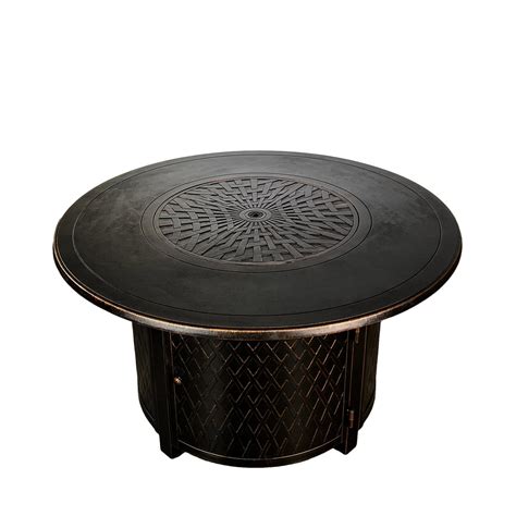Golden Flame Malibu 44 Round Natural Gas Fire Table Dw Fpt2012 Ng