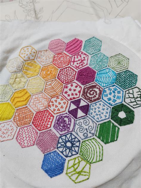 Finished Object Practice Embroidery Rembroidery