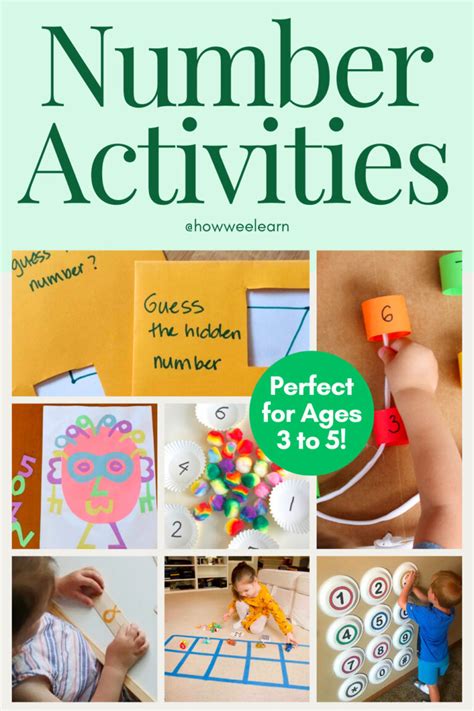 Numerous Nifty Number Activities For Preschool How Wee Learn