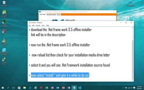how to install net framework 35 on windows 10 offline