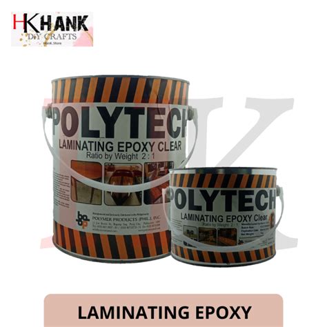 Polytech Laminating Clear Epoxy Resin For Super Gloss Coating And Tabletop 3kg Lazada Ph